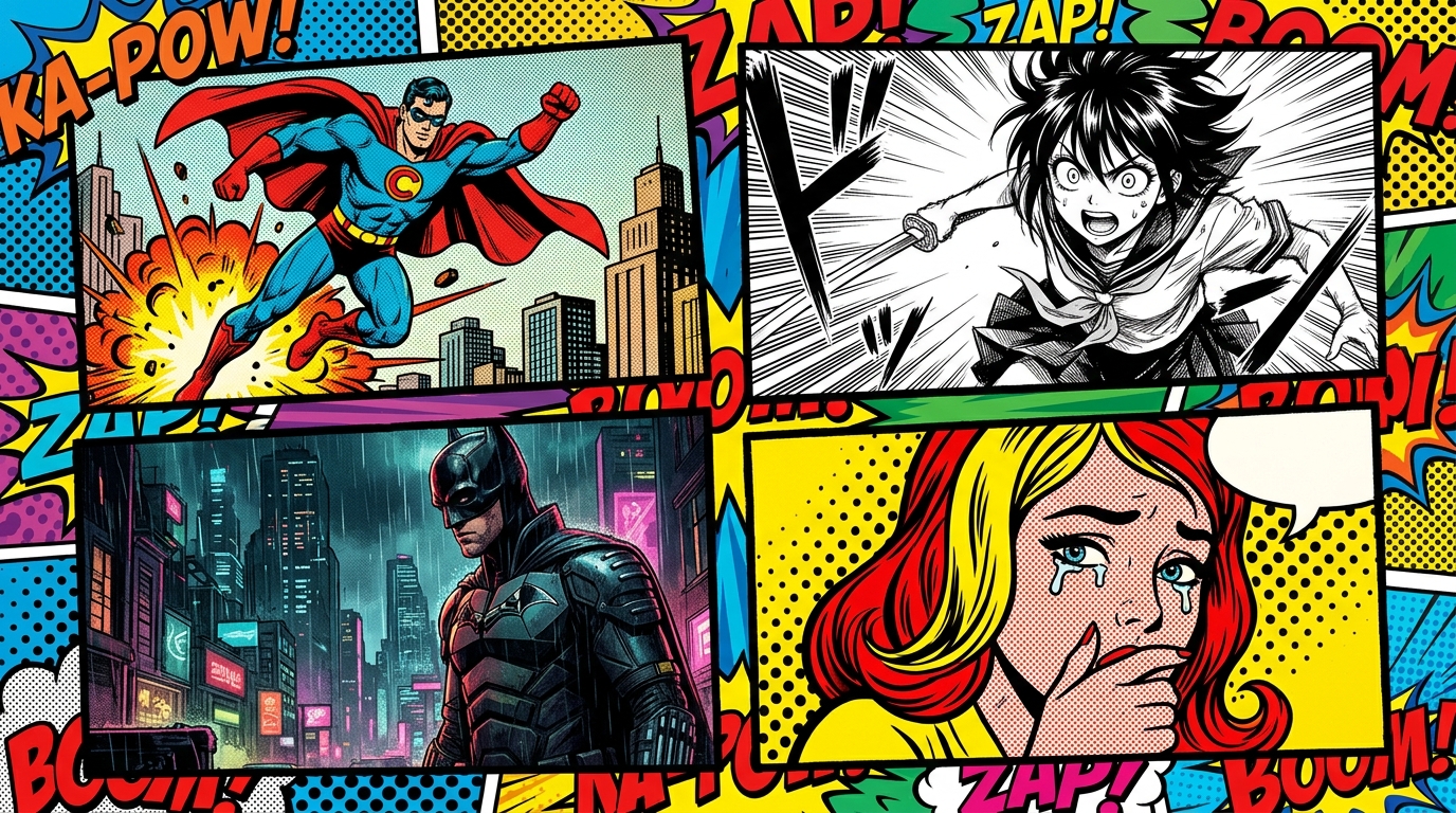 Comic Book Art Styles Explained — From Golden Age to AI-Generated (2026 ...